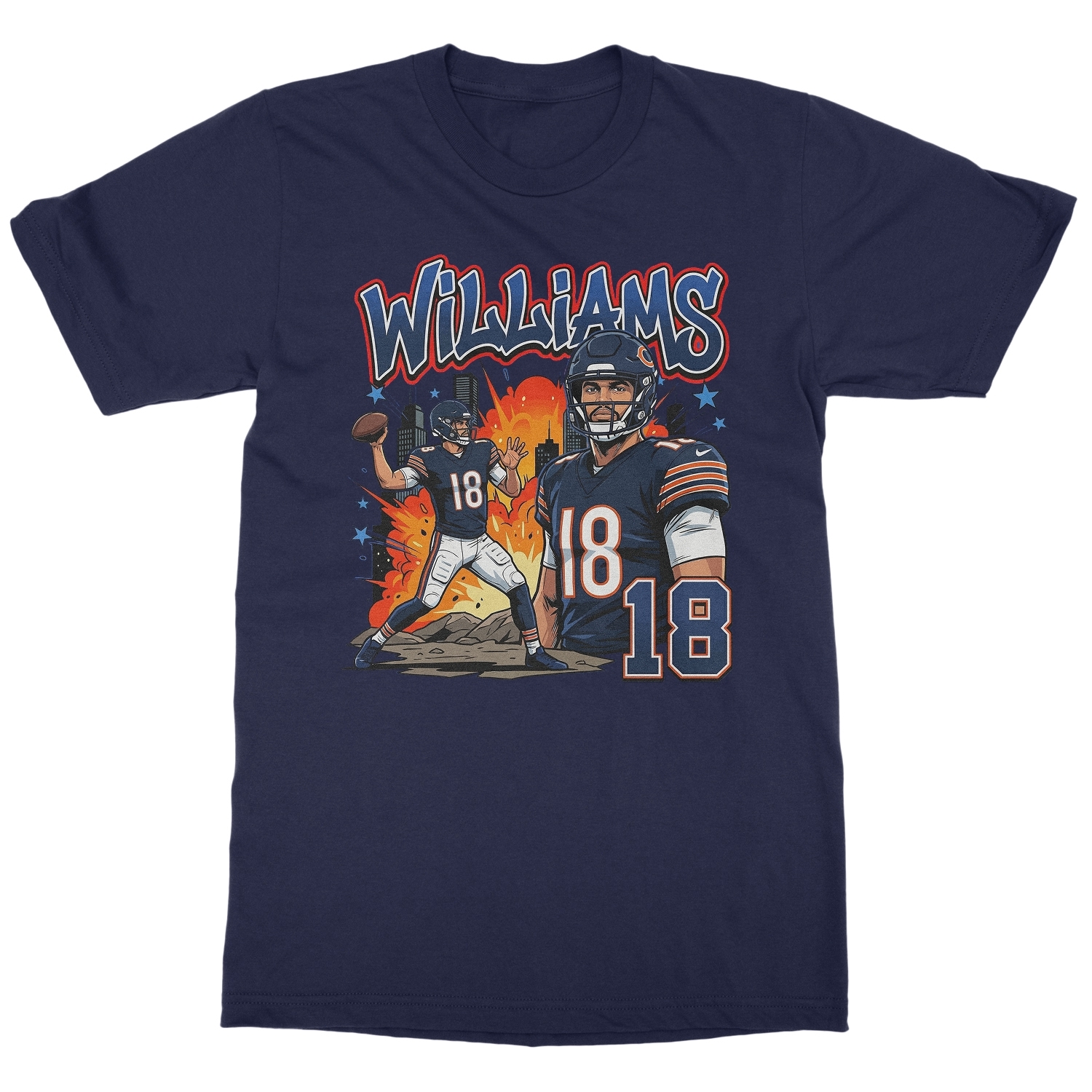 Caleb Williams Inspired 18 Graphic - Chicago Tribute Unisex T-Shirt | eBay