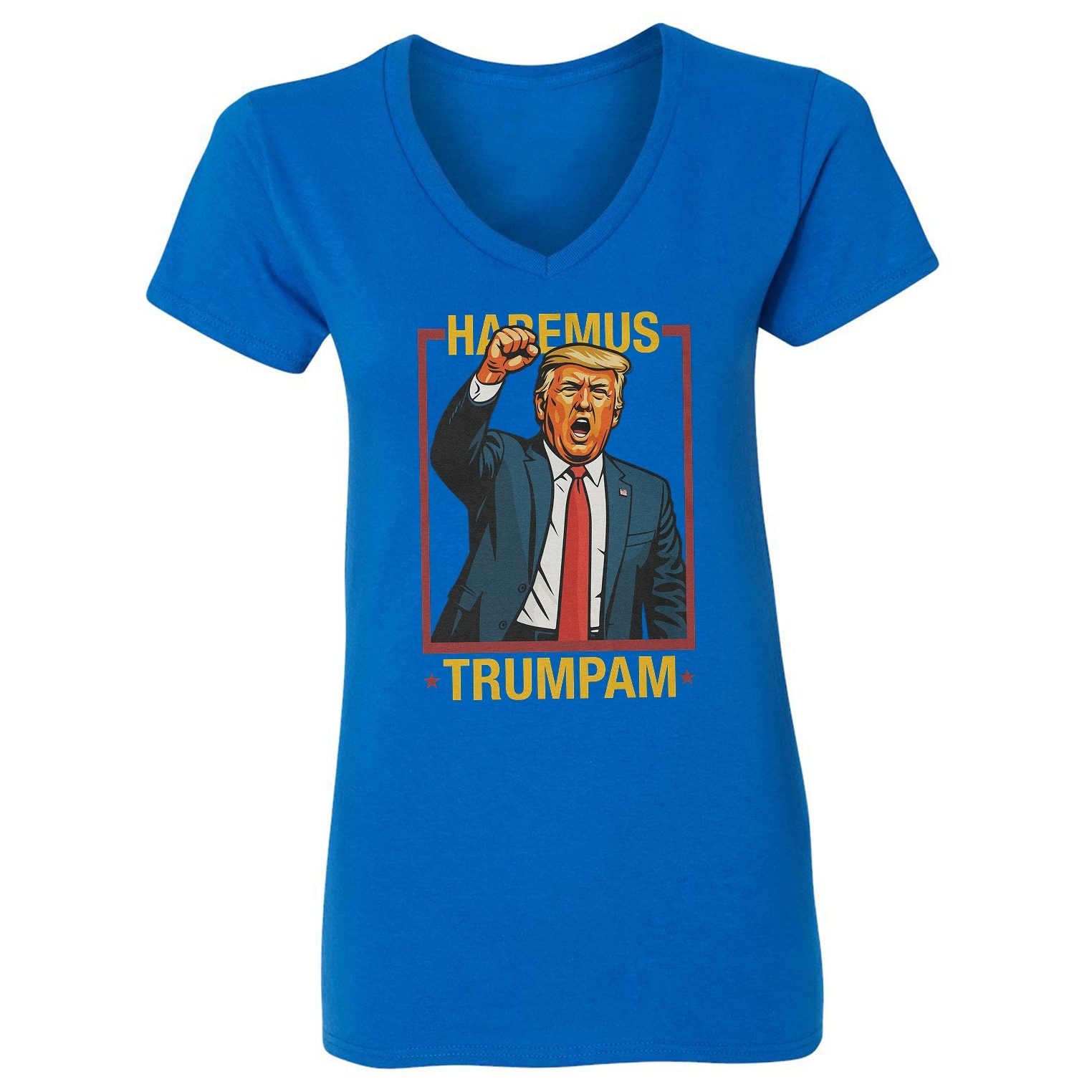 Habemus Trumpam - New Pope Meme 47 Tribute Catholic Ladies' V-Neck ...