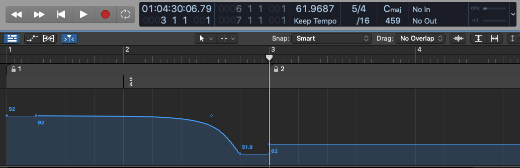 Issues with syncing tempo changes to timecode - Logic Pro - Logic Pro Help
