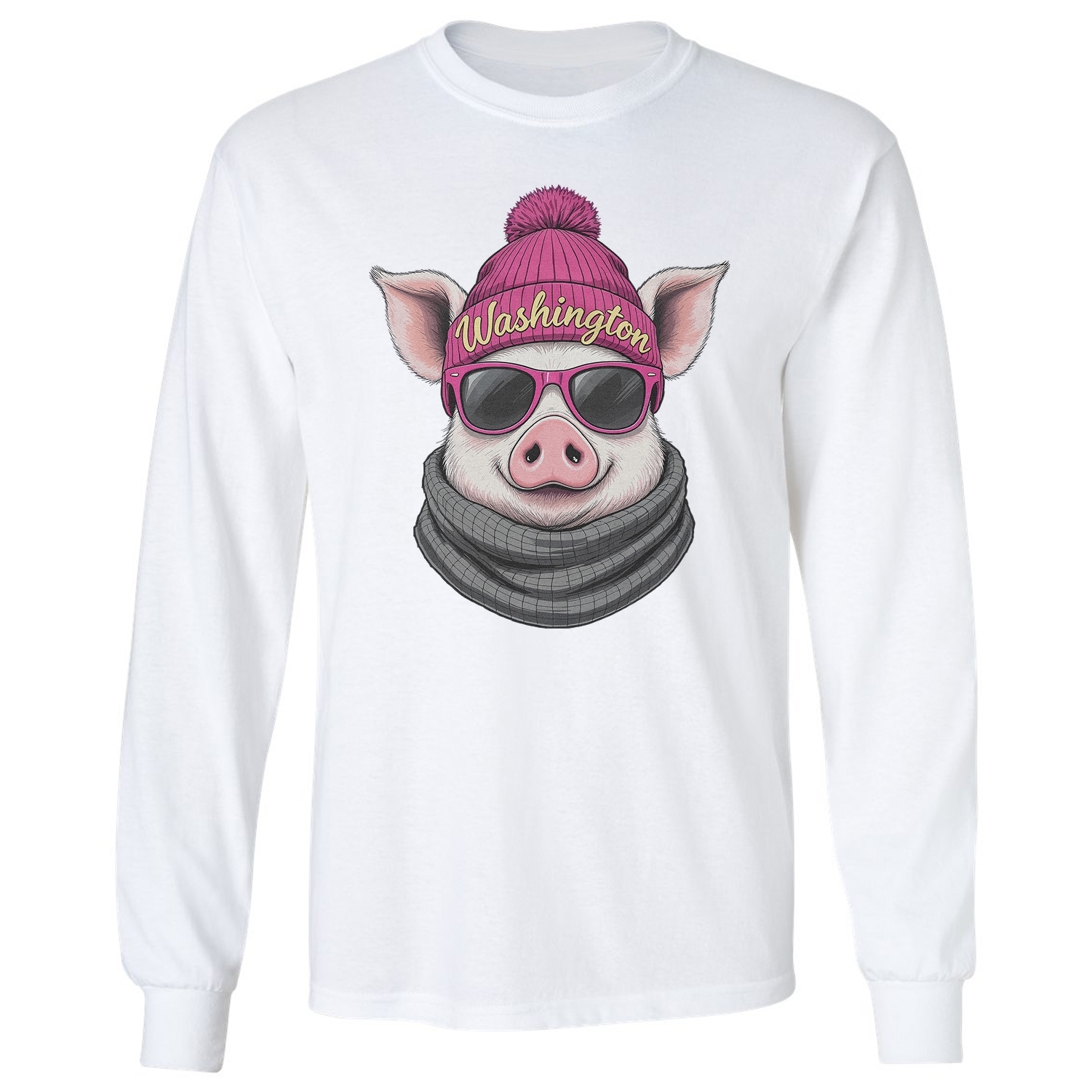 Cool Hog Support The District Design - Fans Long Sleeve Tshirt | eBay