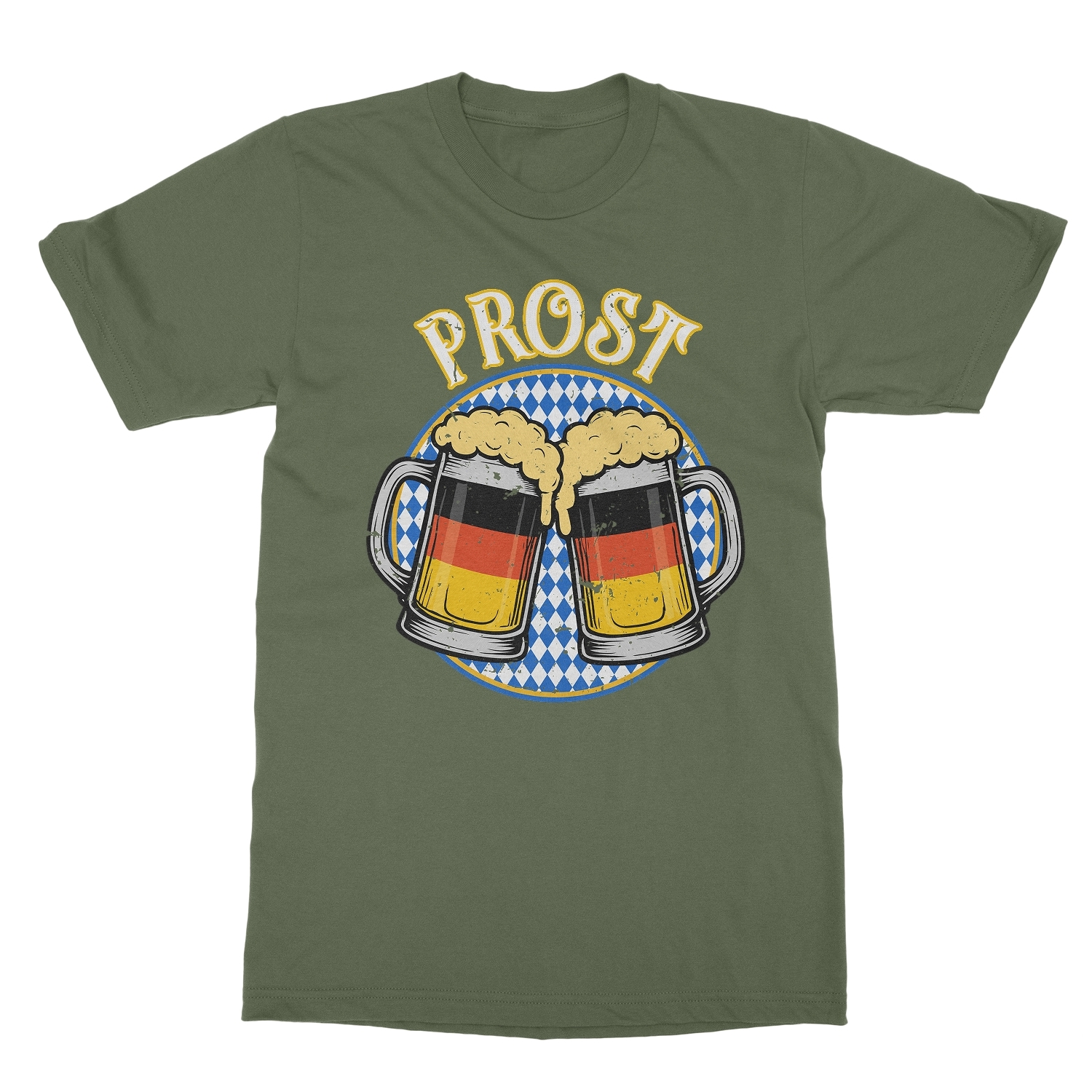 Oktoberfest Cheers Graphic - Prost with Beer Mugs Unisex T-Shirt | eBay