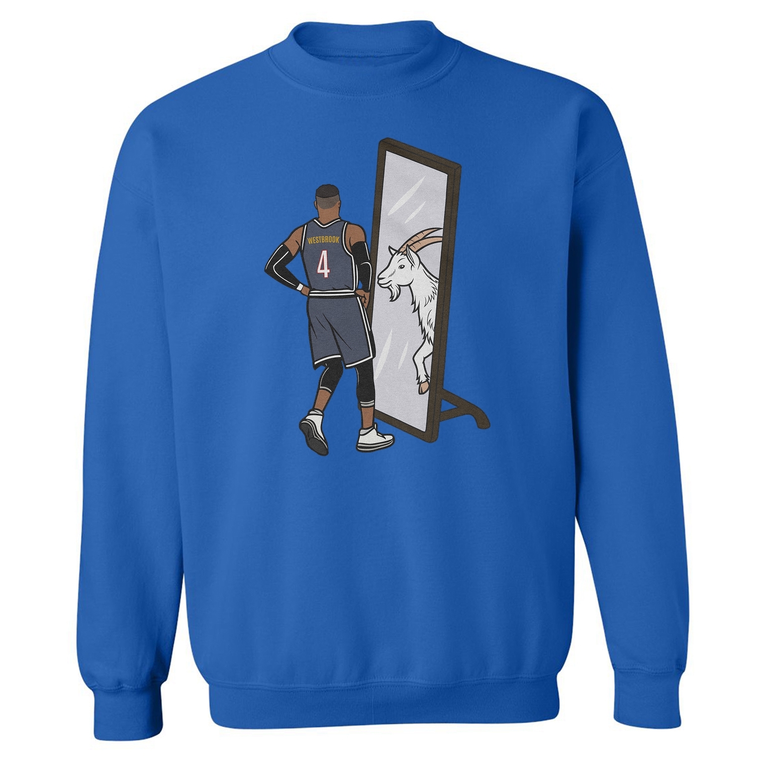 Westbrook Mirror Reflection - Denver Goat Player Unisex Crewneck ...