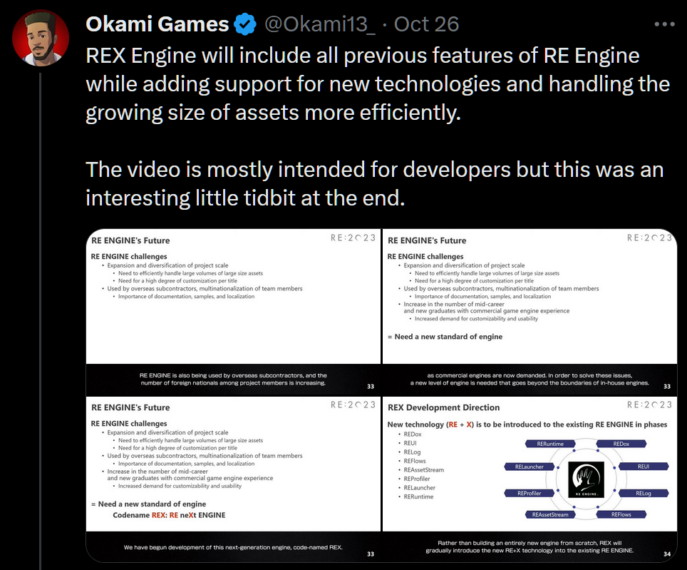 Next Generation of RE Engine Announced Codename: REX Engine - The Spawn ...