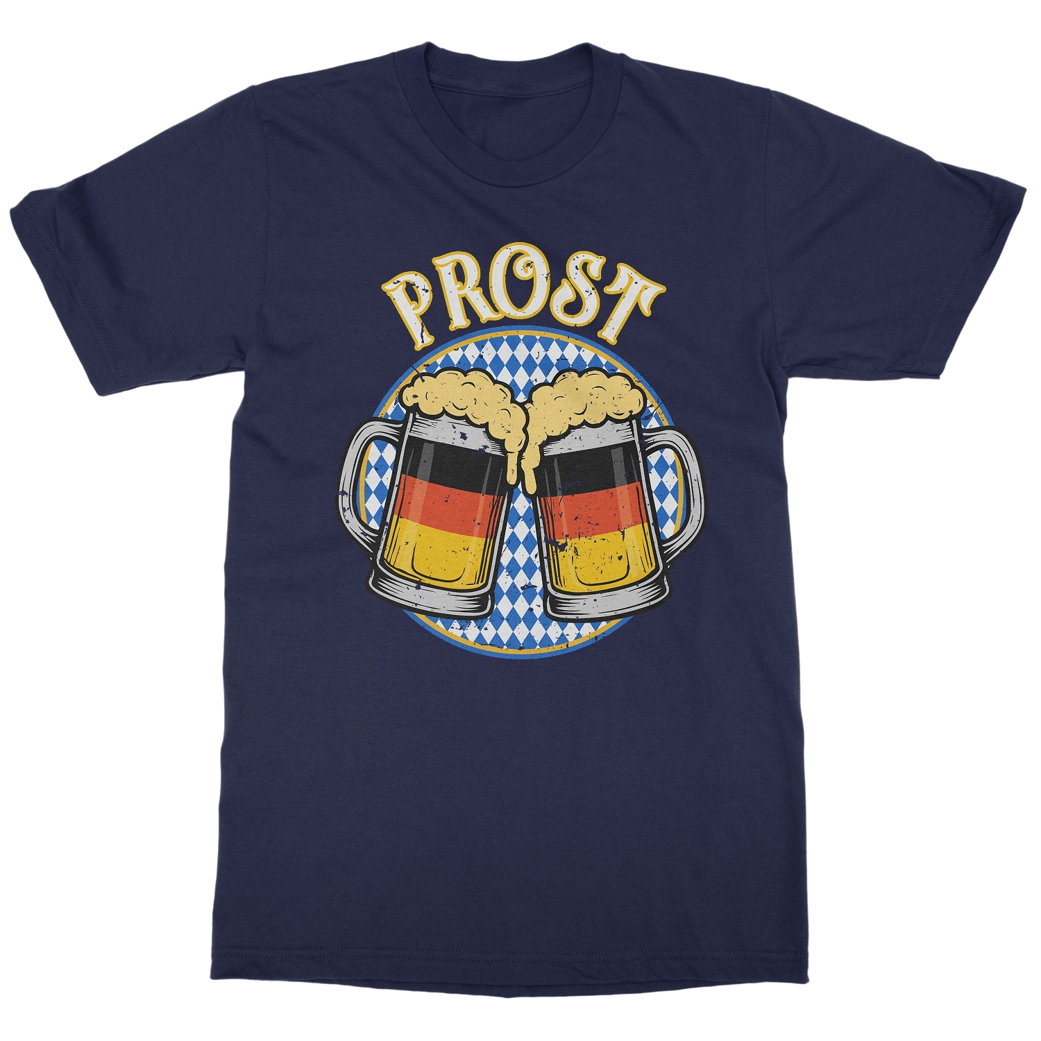 Oktoberfest Cheers Graphic - Prost with Beer Mugs Unisex T-Shirt | eBay