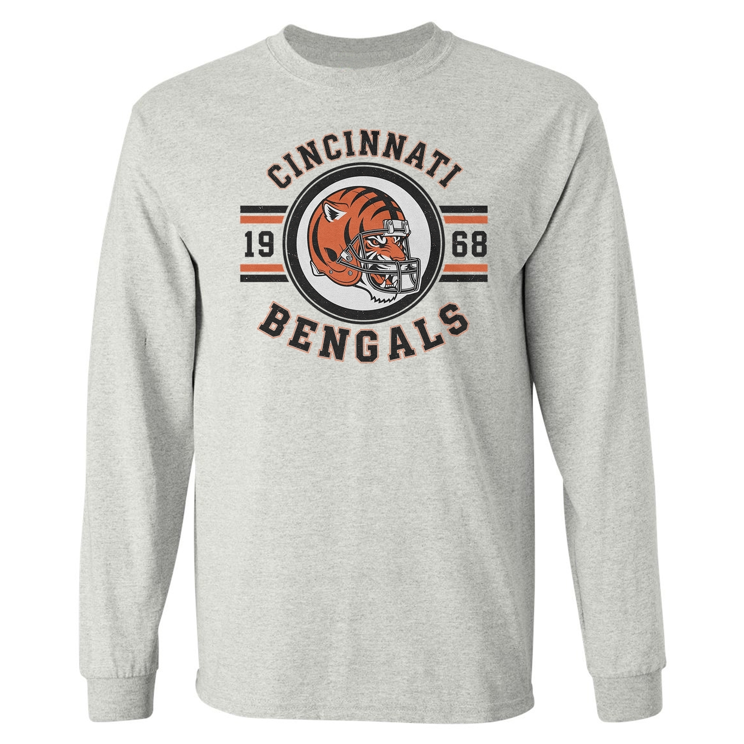 Cincinnati Fans Tribute - Mascot Wearing Helmet Long Sleeve Tshirt | eBay