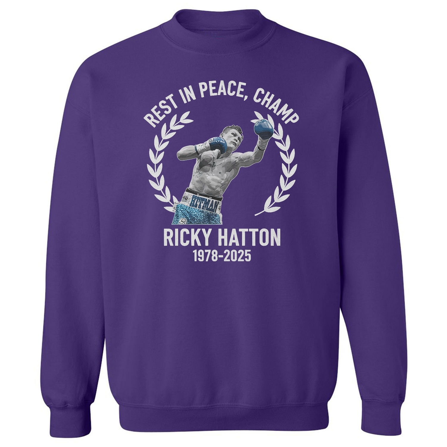 Rest In Peace Champ - Ricky Hatton Memorial Tribute Unisex Crewneck Sweatshirt | eBay
