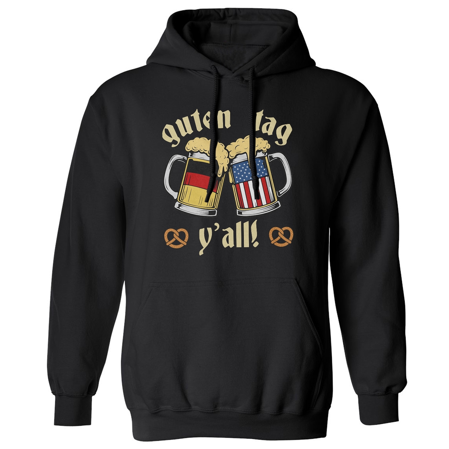 Guten Tag Y all - German-American Beer Oktoberfest Unisex Hooded ...