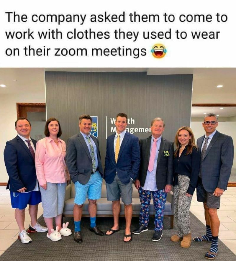 Social - Dressing for Zoom/Team/Skype meetings | Sherdog Forums | UFC ...