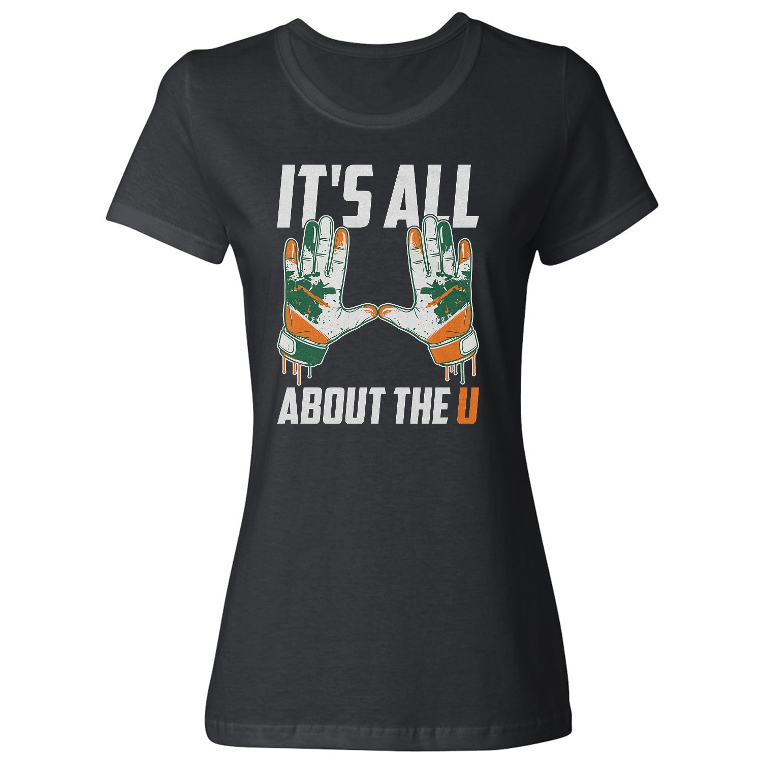 It's All About Miami - Famous Song Fans Chant Style Ladies' Crewneck T ...