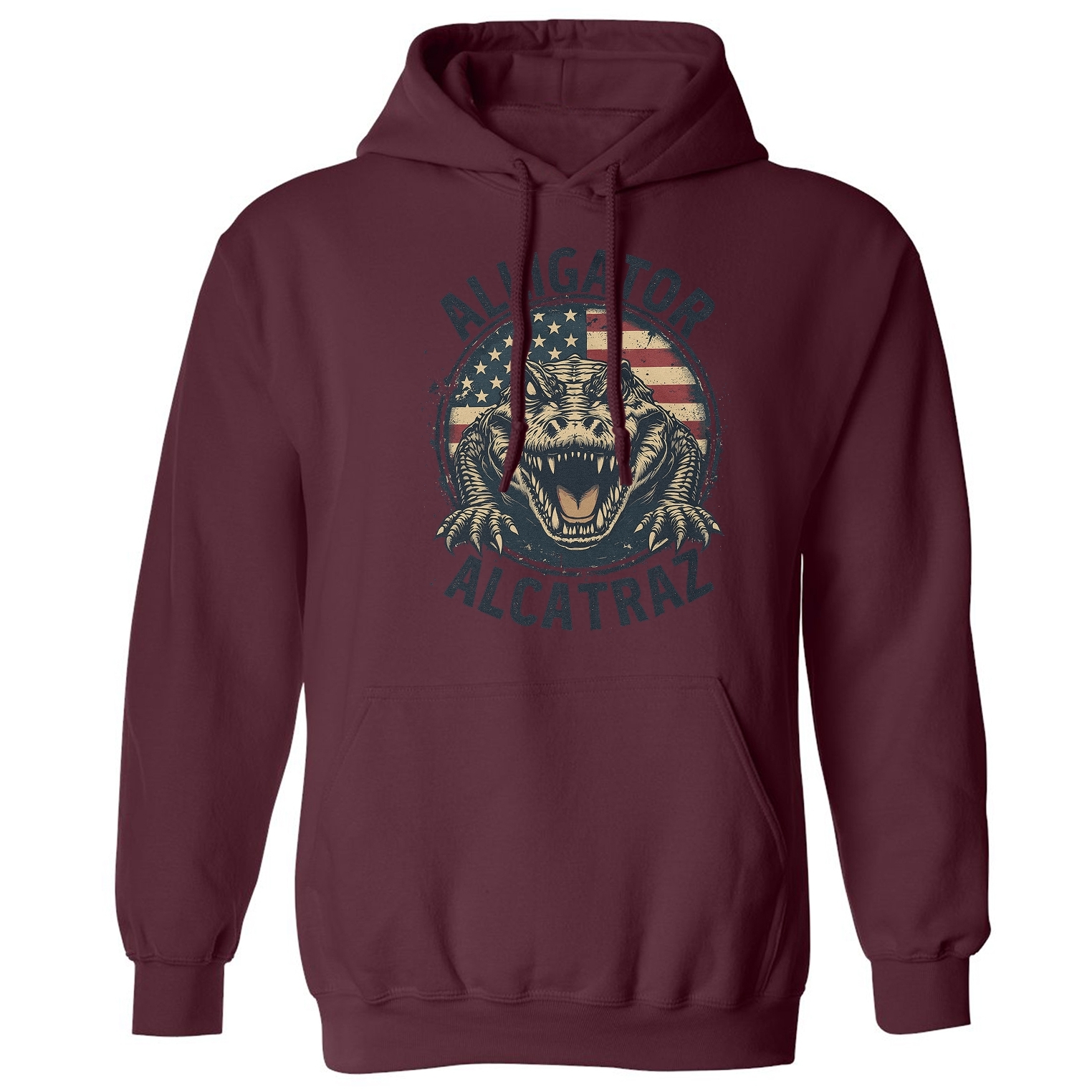 Alligator Nature's Own Border Patrol ICE Prison Funny Unisex Hooded ...