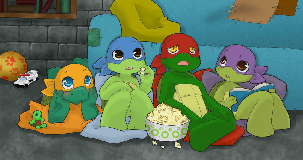 big mama Madame Broode & kid ninja turtles - Inflation Of Light