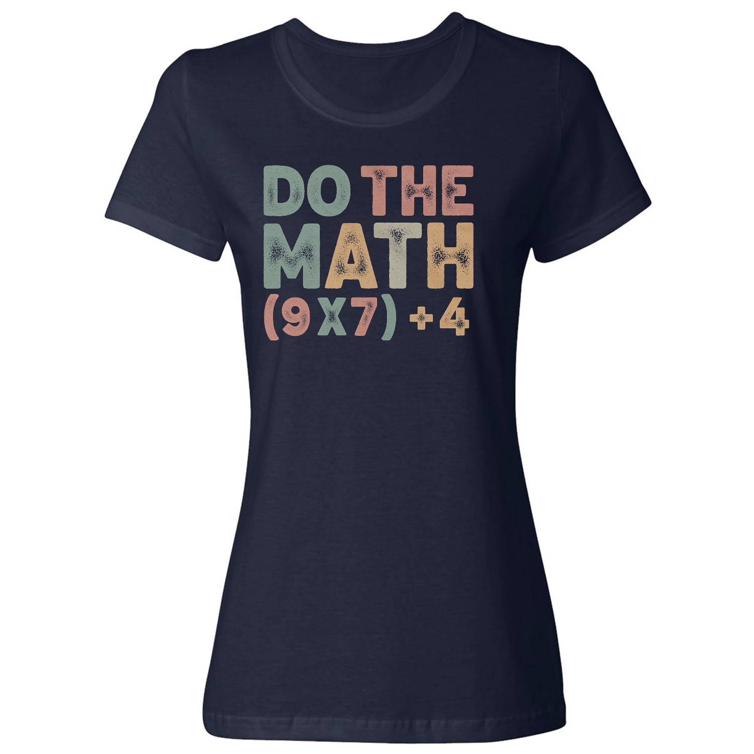 Do The Math 67 Nerd Graphic - 6 7 Meme Funny Ladies' Crewneck T-Shirt ...