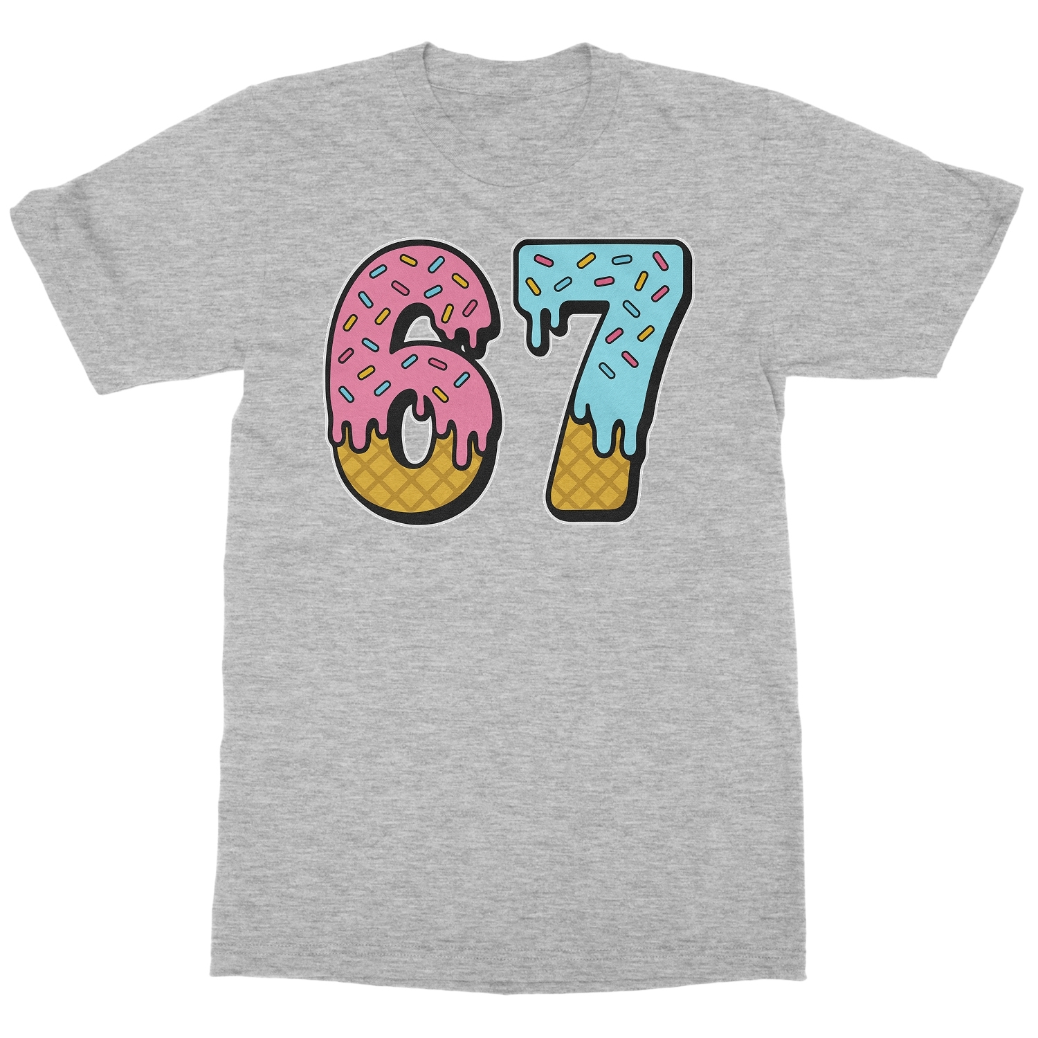 Six Seven 6 7 Viral Meme – Drip Ice Cream 67 Funny Unisex T-Shirt | eBay