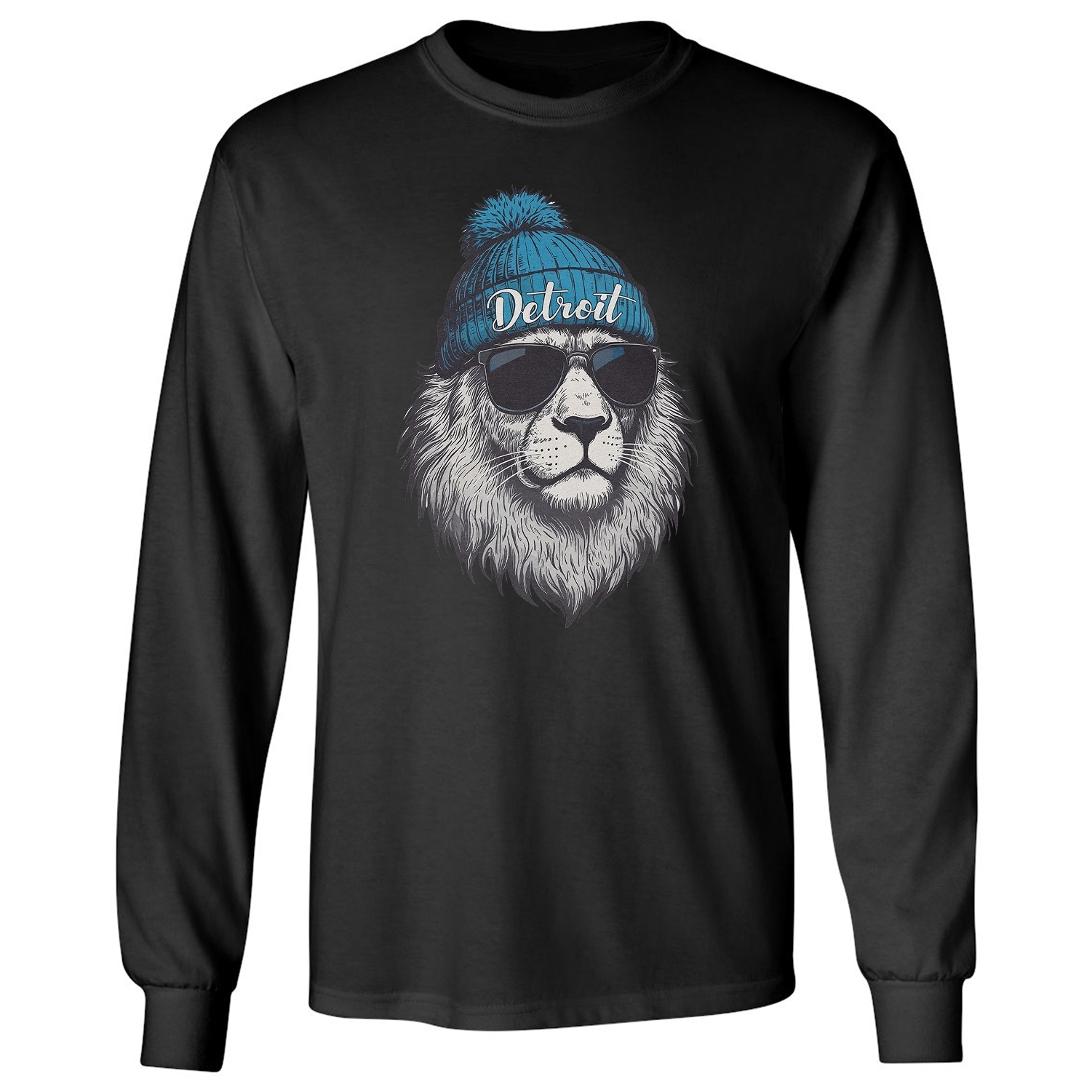 Cool Lion Support Detroit Design - Fans Gift Long Sleeve Tshirt | eBay
