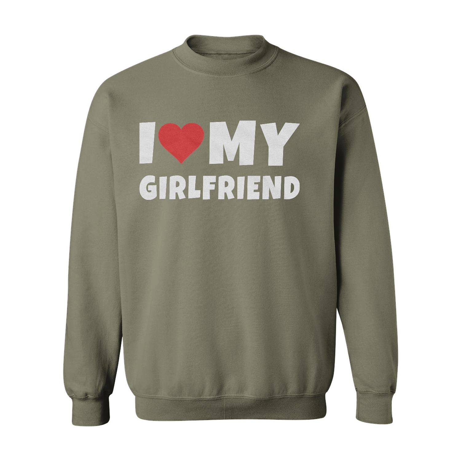 I Heart My Girlfriend - Love Valentine's Day Gift Unisex Crewneck ...