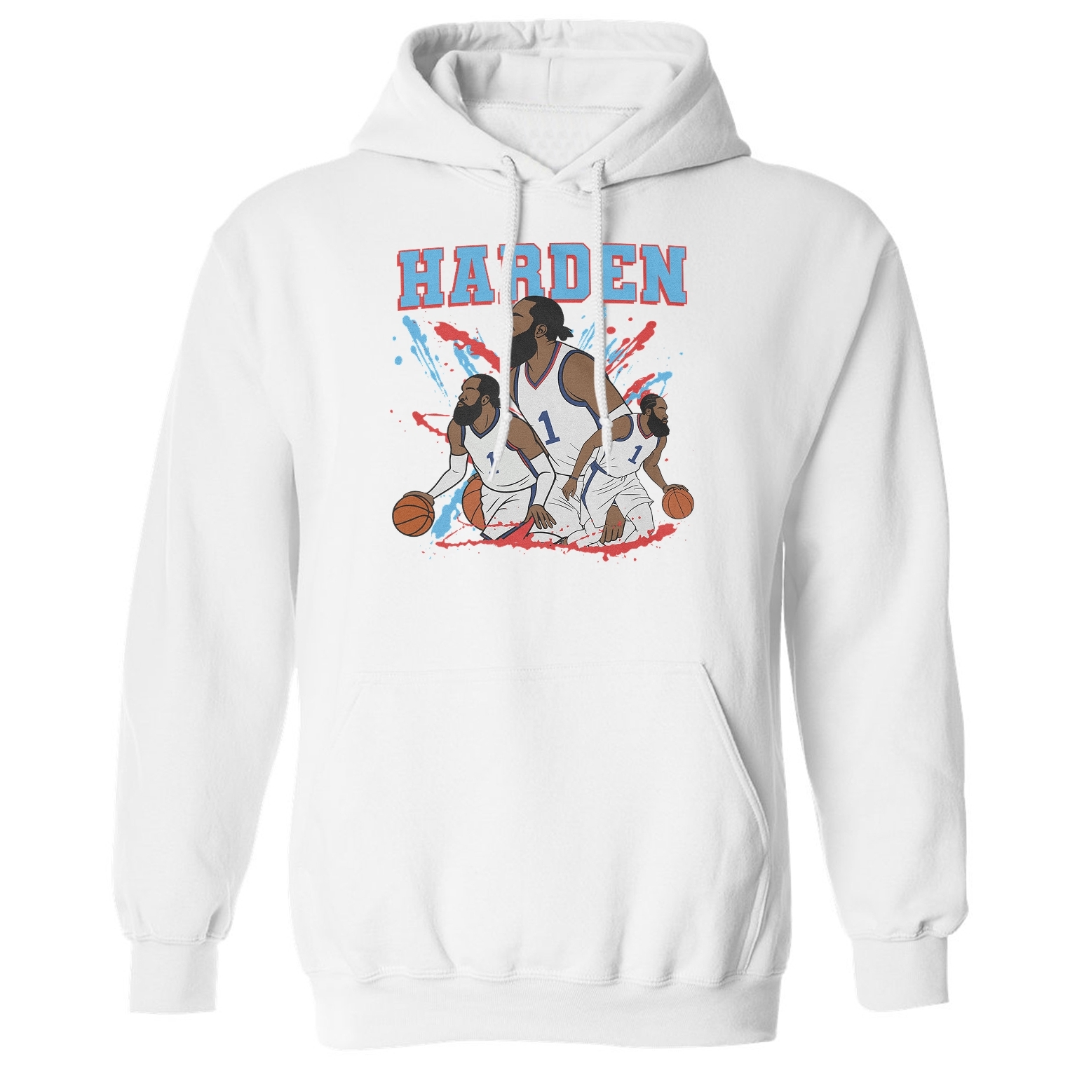 Harden Basketball Tribute - Los Angeles Hoops Fan Unisex Hooded ...