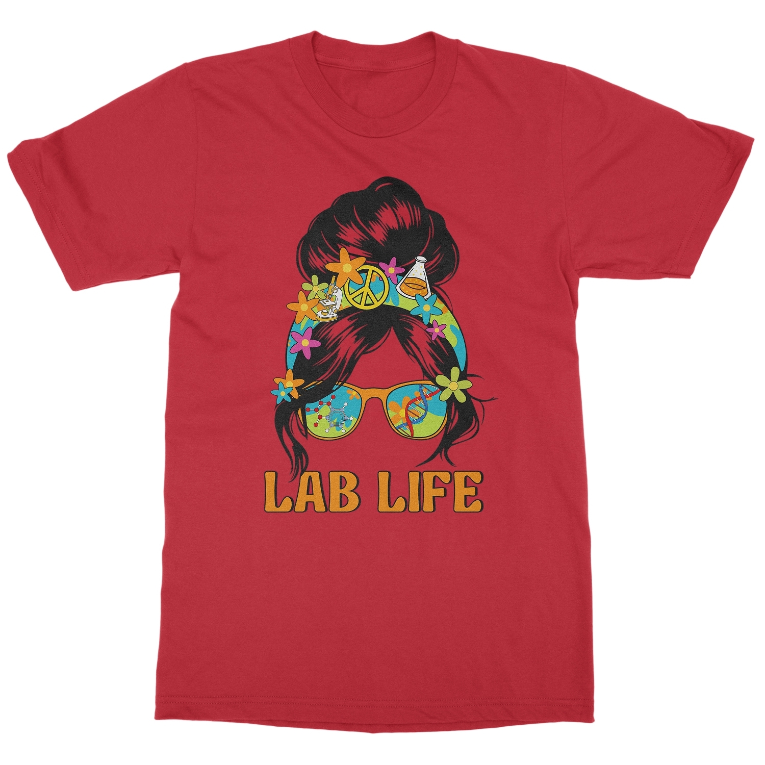Lab Life - Messy Bun Lab Week Tribute Unisex T-Shirt | eBay