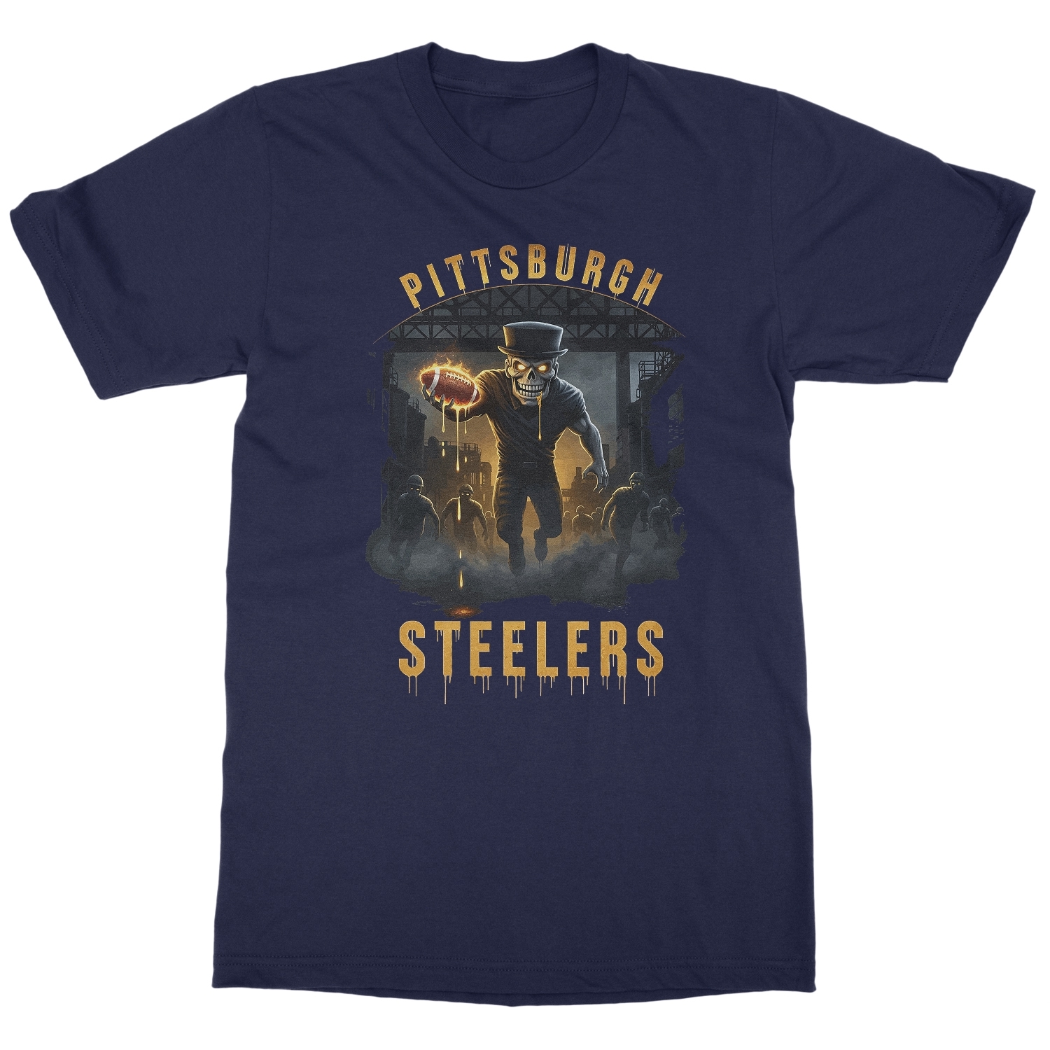 Pittsburgh Zombie Skeleton Fans - Halloween Inspired Unisex T-Shirt | eBay