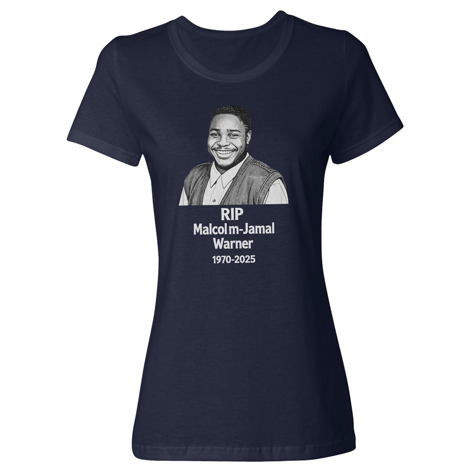 RIP Jamal Tribute Design - Huxtable Memorial Ladies' Crewneck T-Shirt ...