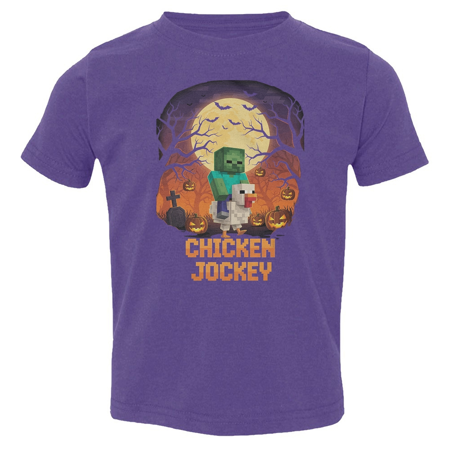 Halloween Chicken Jockey - Scary Pumpkin Pixel Game Toddler T-Shirt | eBay