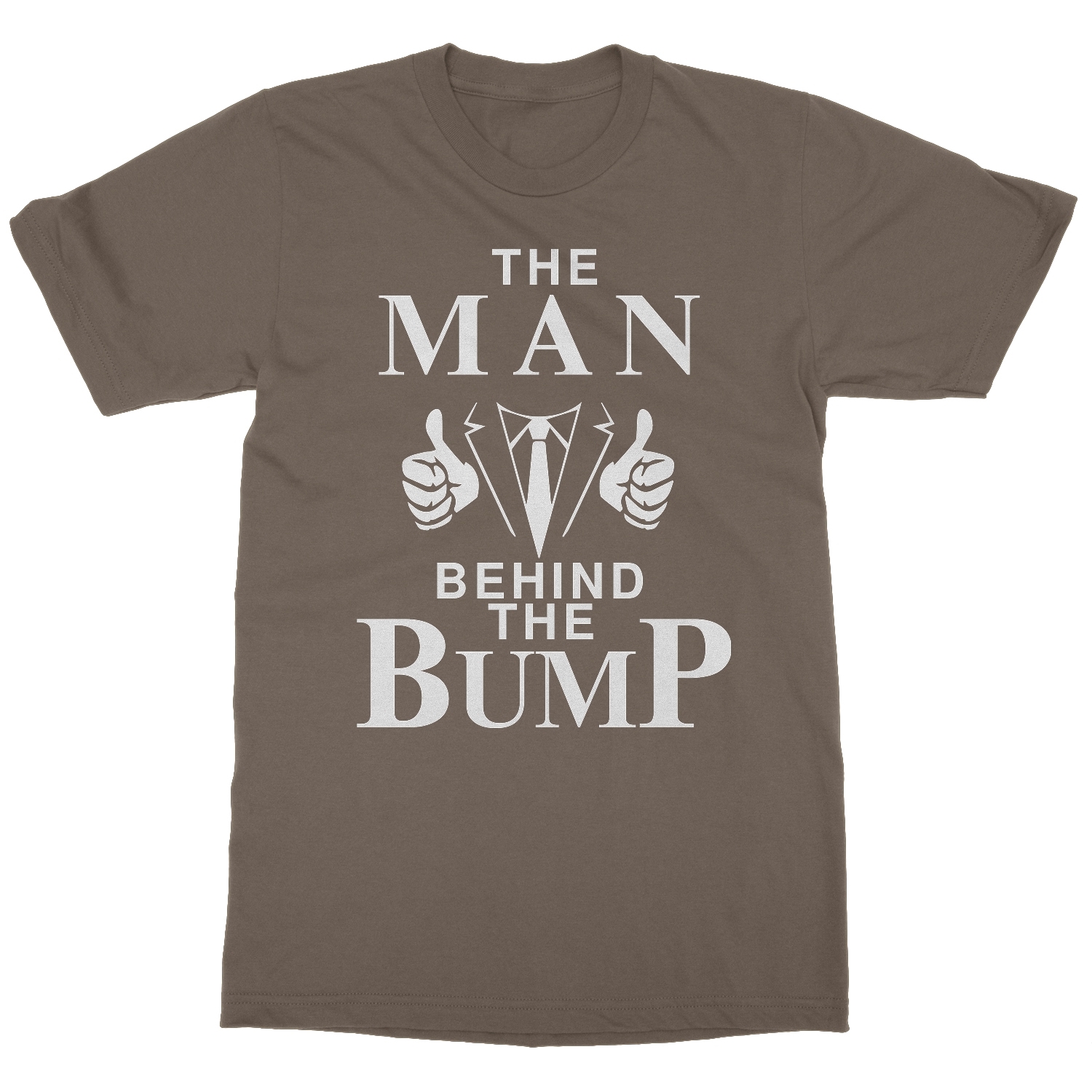 The Man Behind The Bump - Funny Dad-To-Be Pregnancy Unisex T-Shirt | eBay