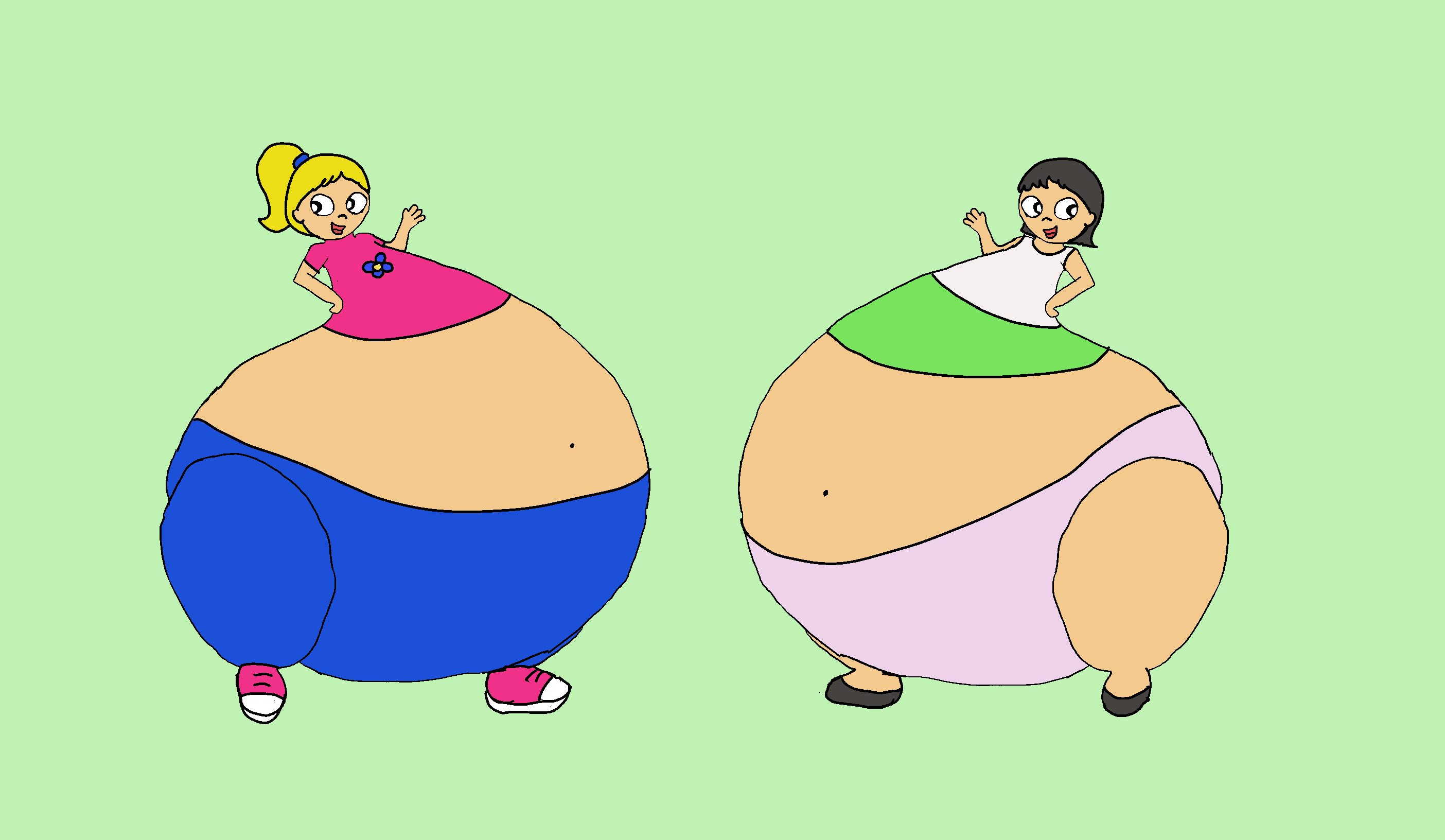 pregnant big fat didi hill's big fat twins - Inflation Of Light