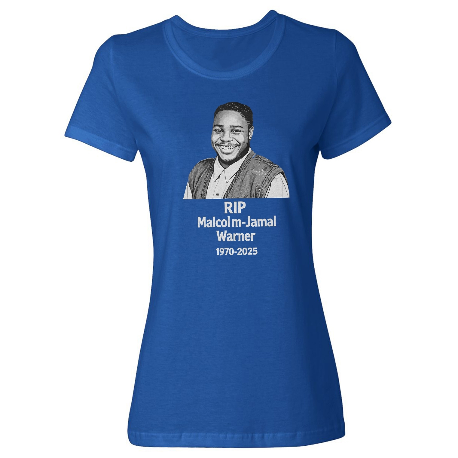 RIP Jamal Tribute Design - Huxtable Memorial Ladies' Crewneck T-Shirt ...