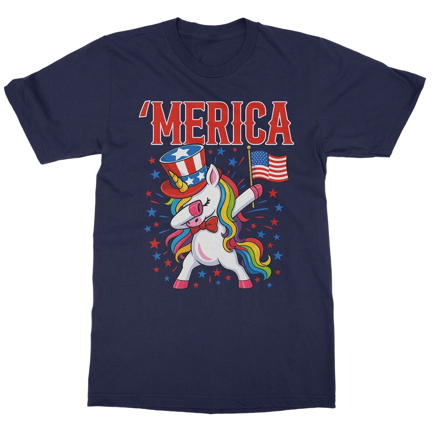 4th of July Dab Unicorn - 'Merica Independence Day Unisex T-Shirt | eBay